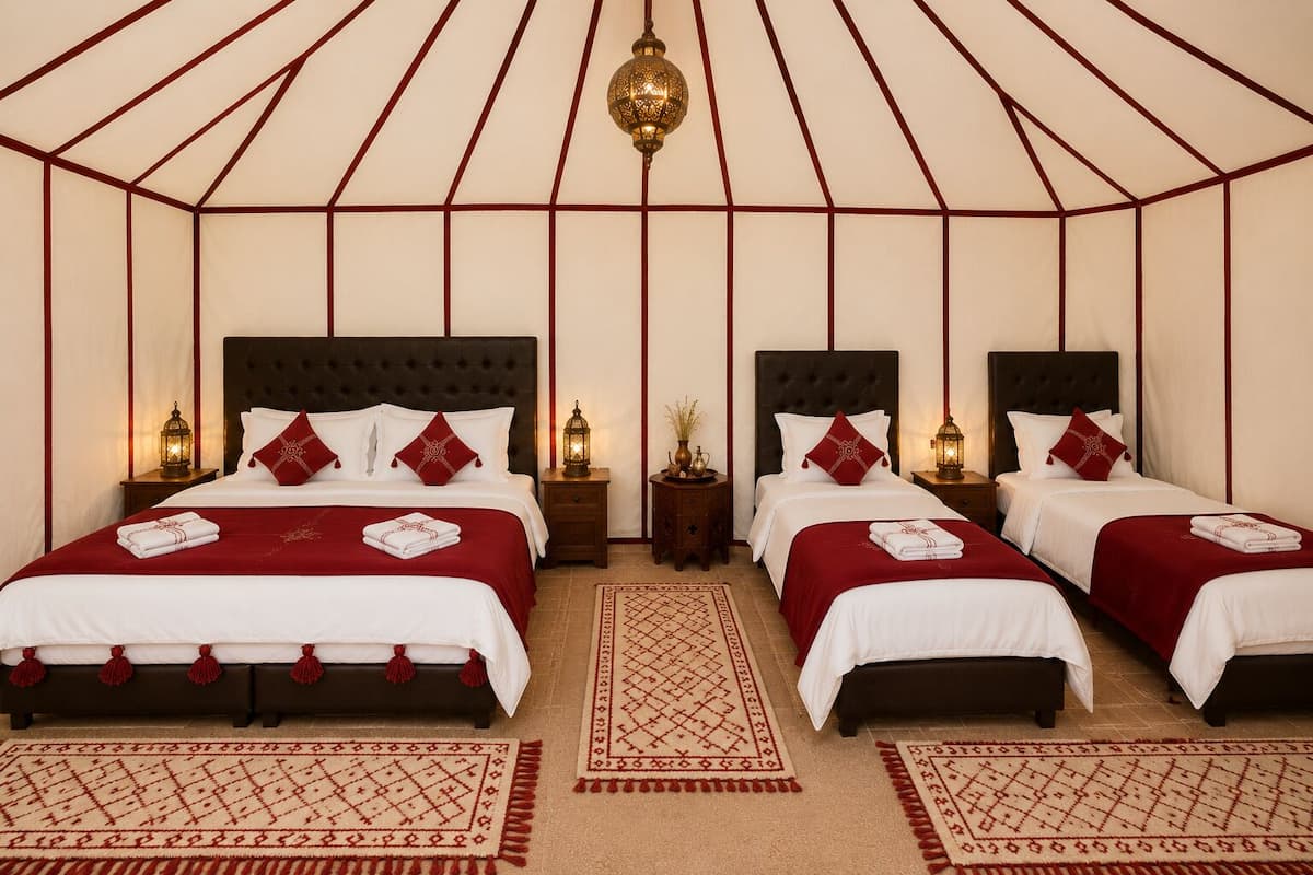 Quarto Quádruplo Deluxe, vista deserto | Wi-fi grátis 