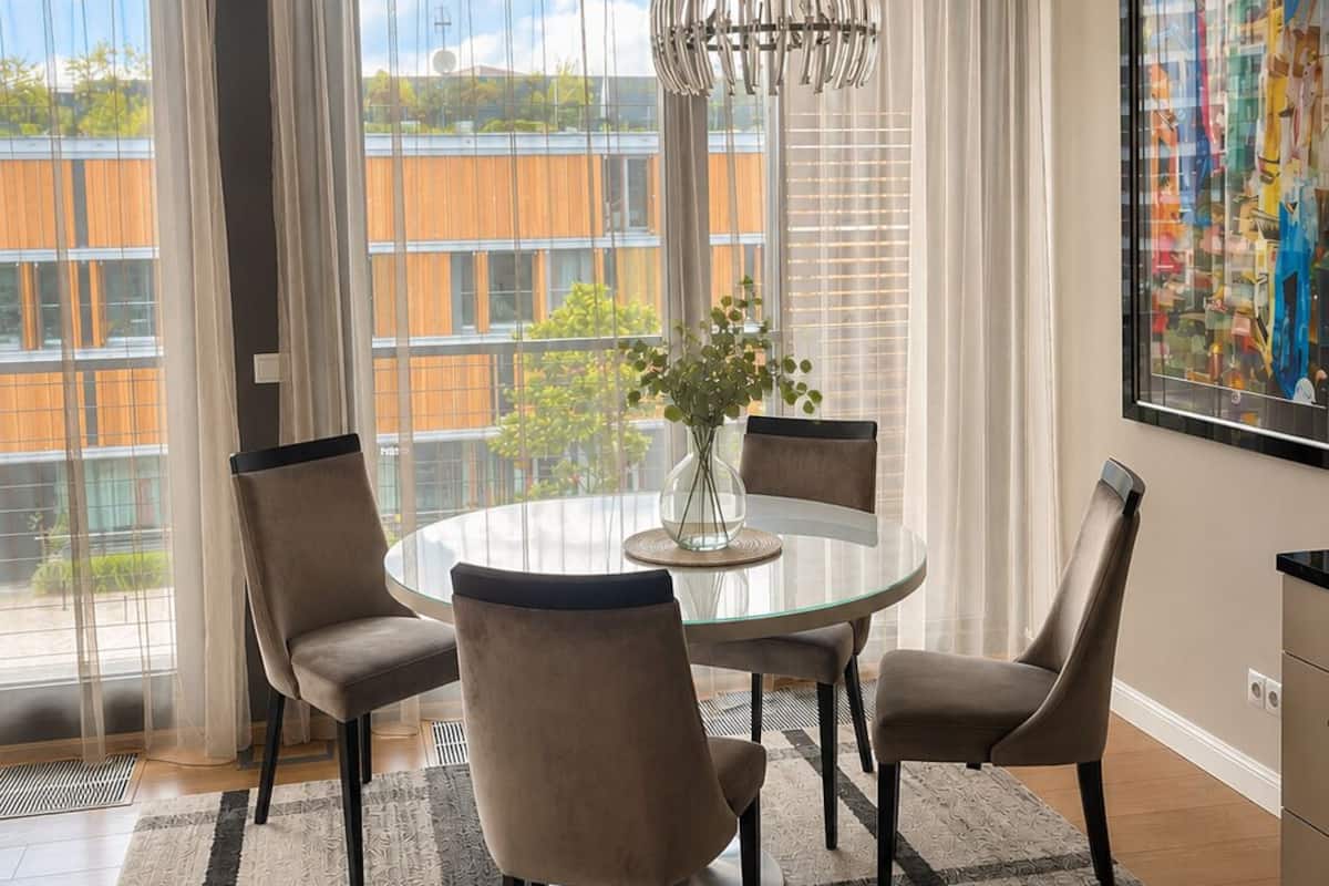 Apartamento Deluxe, Vista para a cidade | Interior