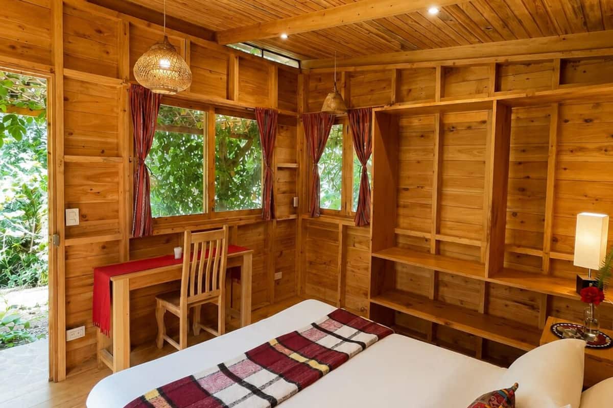 Cabana de Madeira Deluxe, vista para o jardim | Wi-fi grátis