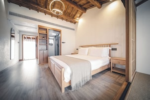 Quarto Individual Comfort, vista para a montanha | Roupa de alta qualidade, edredões de penas, cortinas/cortinados opacos 