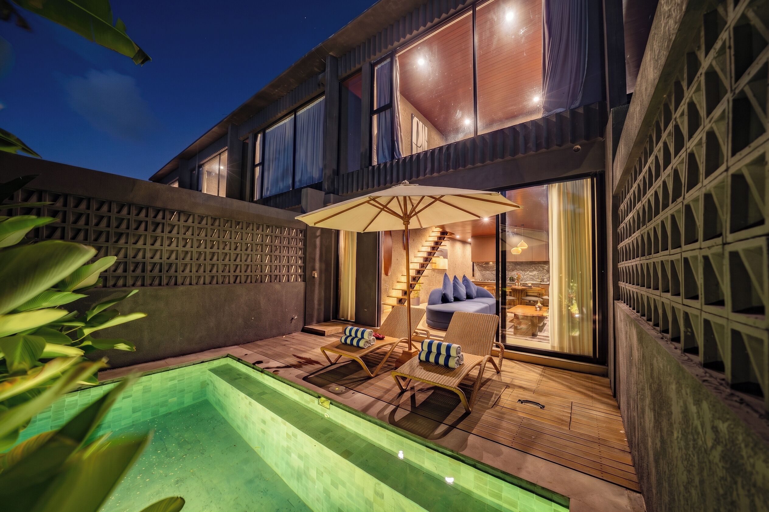 Villa, piscina privativa, vista para a piscina | Terraço/pátio interior