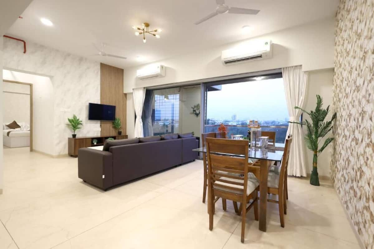 Apartamento, varanda, Vista para a cidade | Interior
