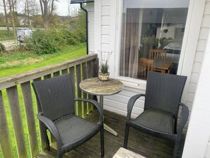 Estúdio, vista para o jardim | Terraço/pátio interior