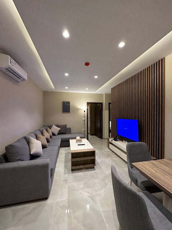 Apartamento, 2 quartos, acessível, fumadores | Sala