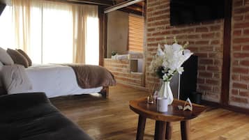 Bungalow de Luxo, varanda, vista para a montanha | Edredões de penas, Wi-fi grátis, roupa de cama fornecida