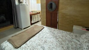 Chalé Familiar, varanda, vista para a praia | Cozinha privada | Minifrigorífico 