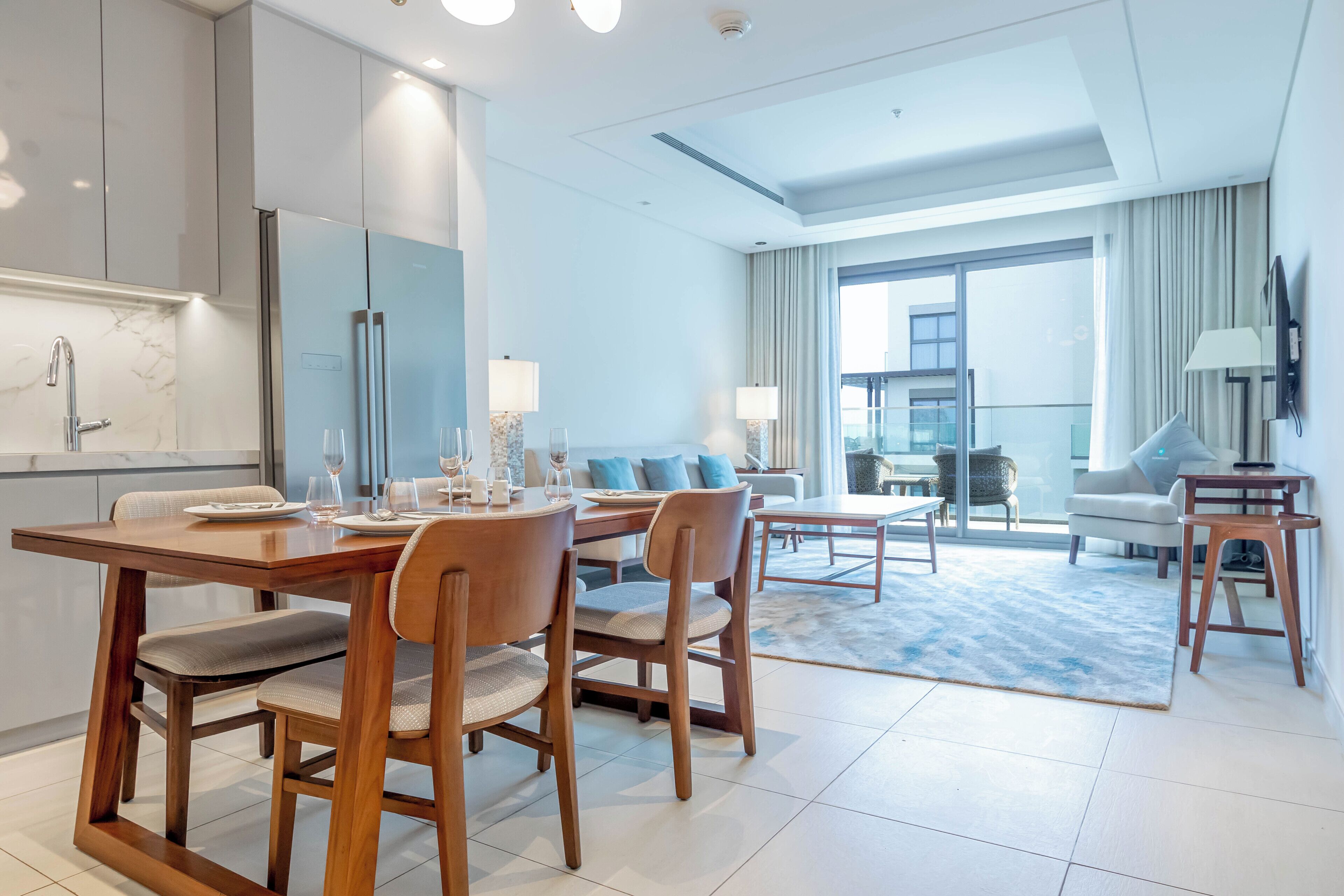 Apartamento, sacada | Opções para refeição