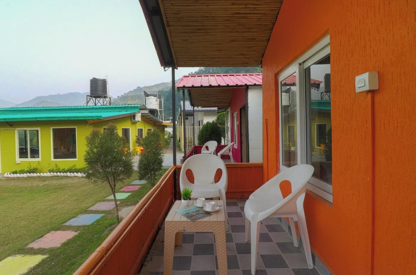 Quarto Duplo Deluxe | Terraço/pátio interior