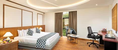 Quarto casal luxo, vista para a cidade