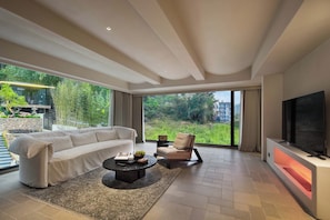 Suíte superluxo, vista para o vale | Roupas de cama premium, edredons de pluma