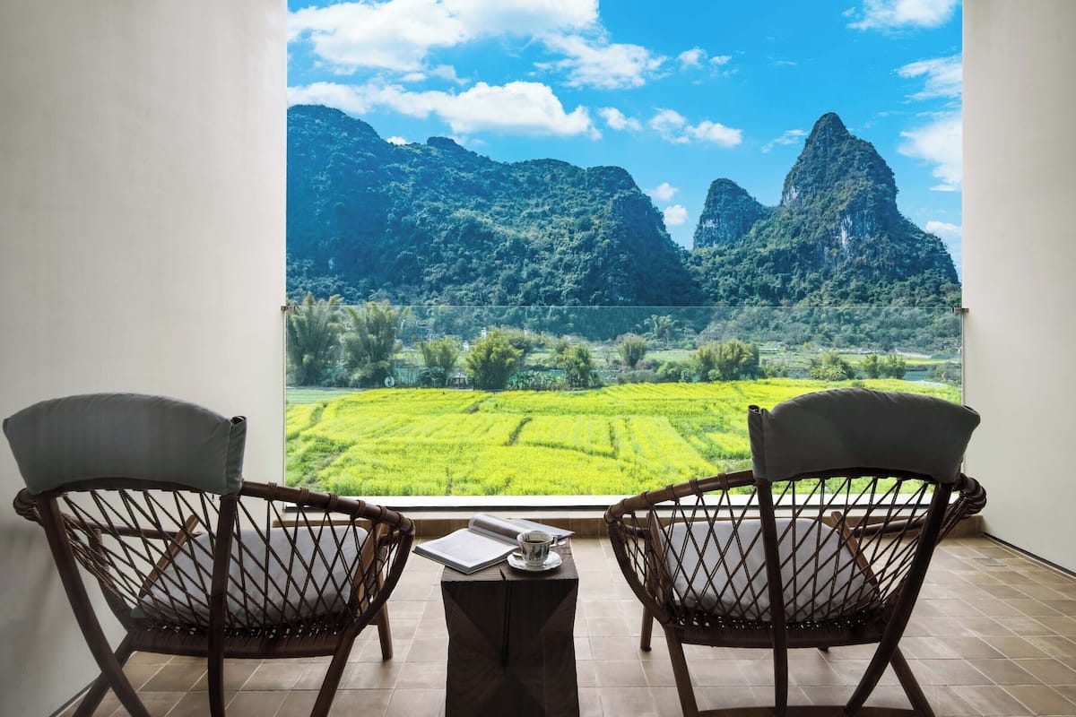 Quarto casal sênior, vista para o vale | Vista do quarto