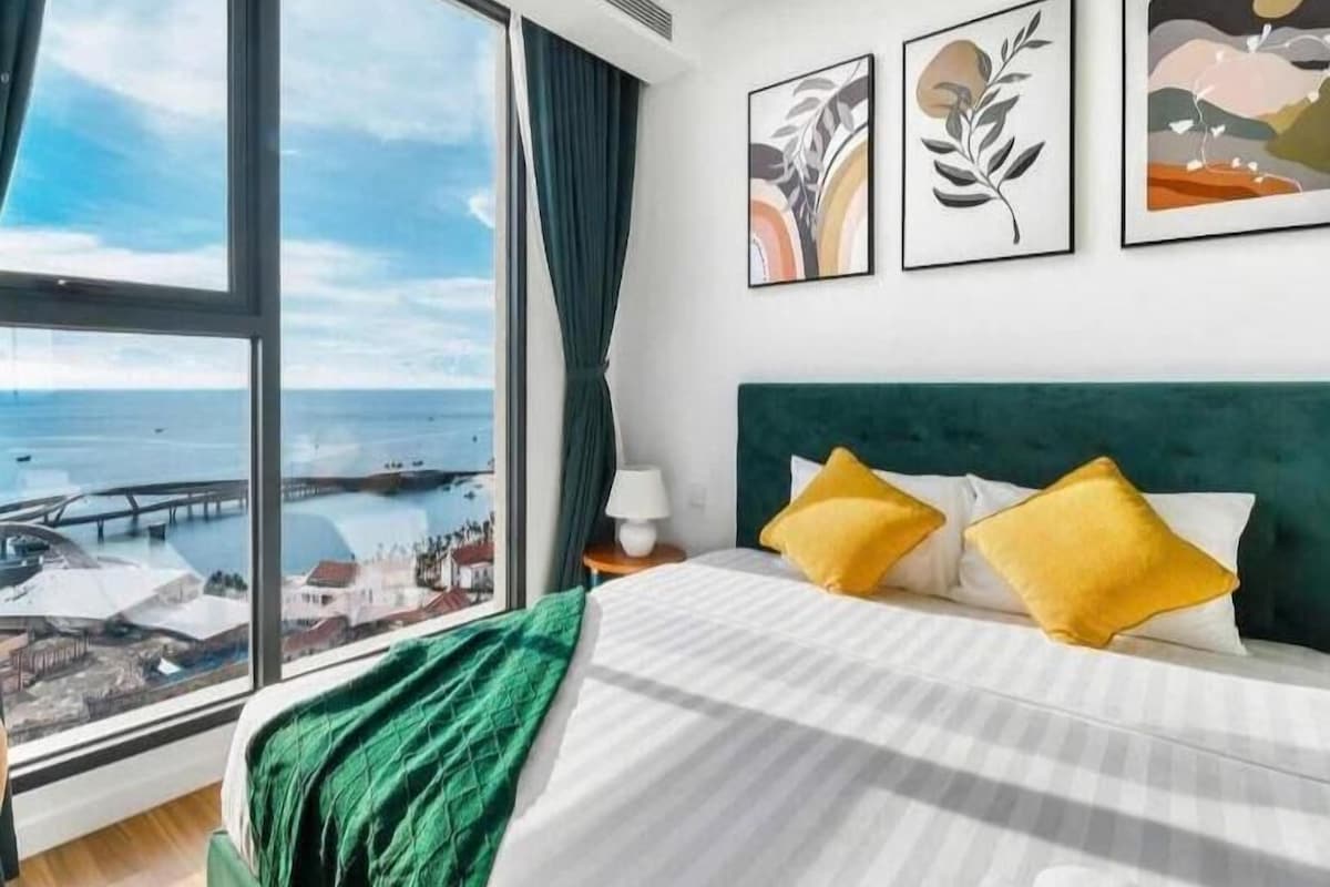 Quarto Duplo ou Twin Deluxe, varanda, vista para o mar | Secretária, cortinas/cortinados opacos, quartos insonorizados 