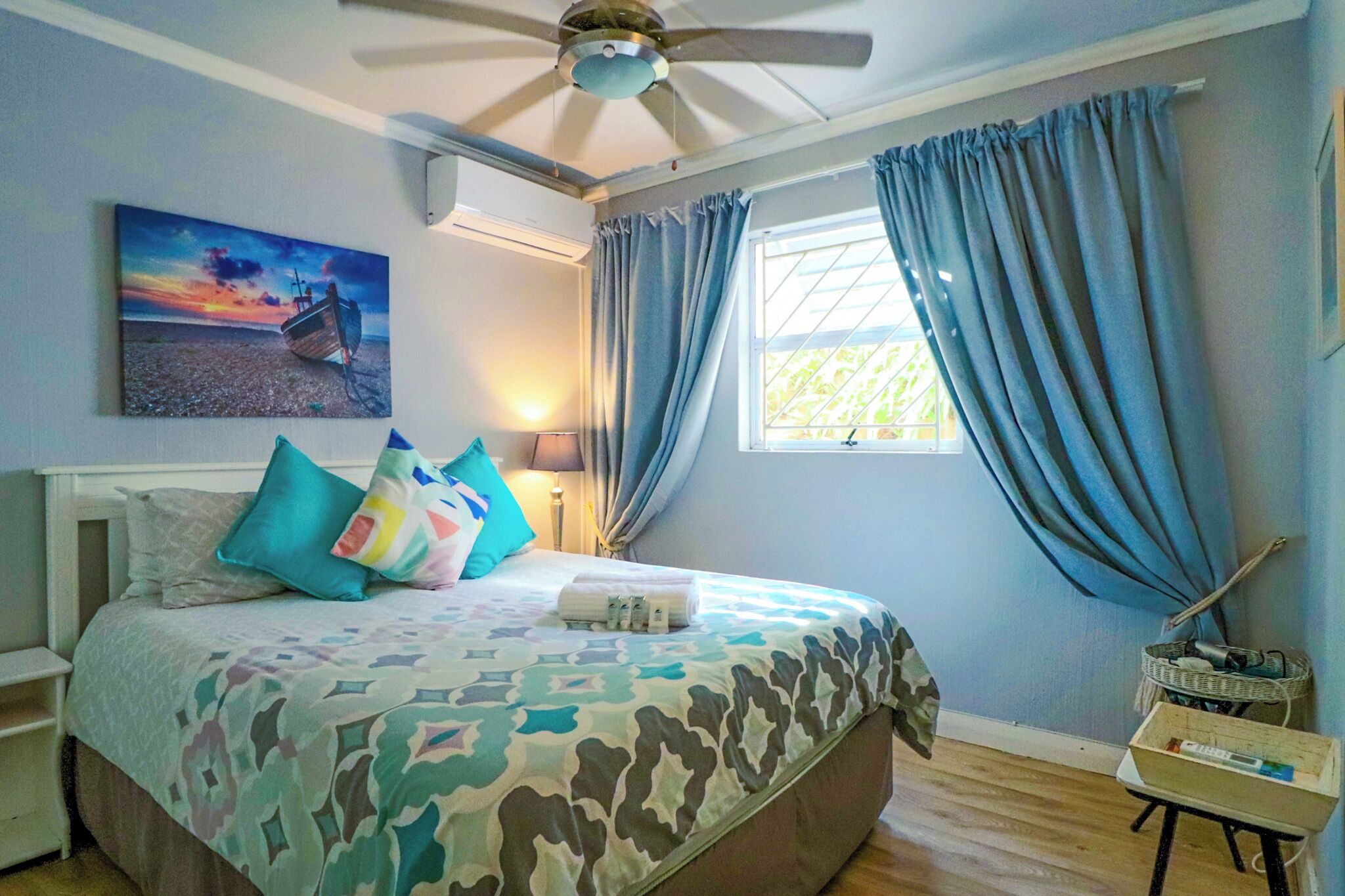 Apartamento Comfort, pátio, vista parcial para o mar | Wi-fi grátis 