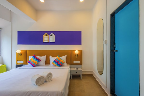 Quarto Duplo Deluxe | Wi-fi grátis, roupa de cama fornecida