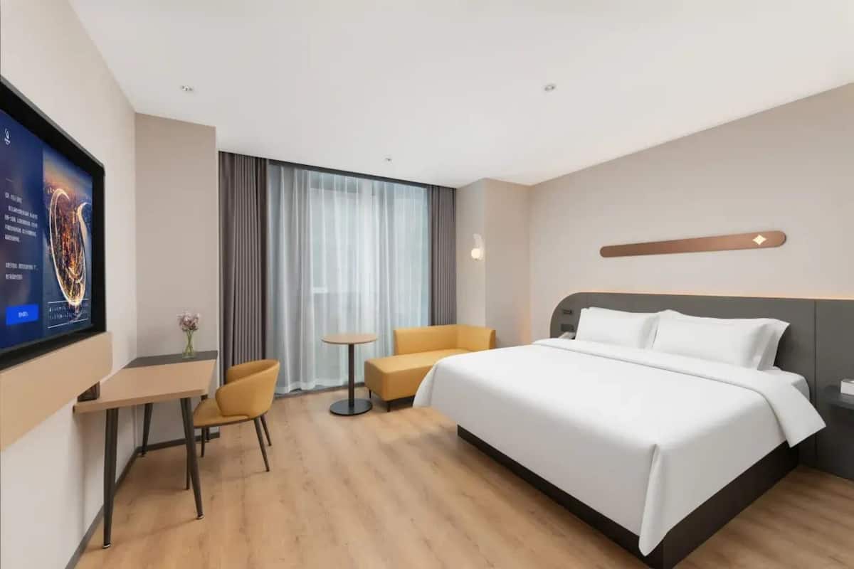 Quarto casal empresarial, vista para a cidade | Vista do quarto