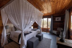 Cabana de Madeira de Luxo, vista para a montanha | Wi-fi grátis