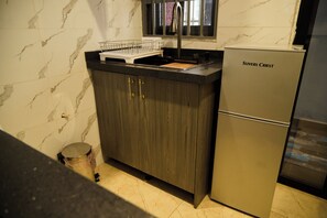 Apartamento conforto, sacada, vista para a cidade | Cozinha privada