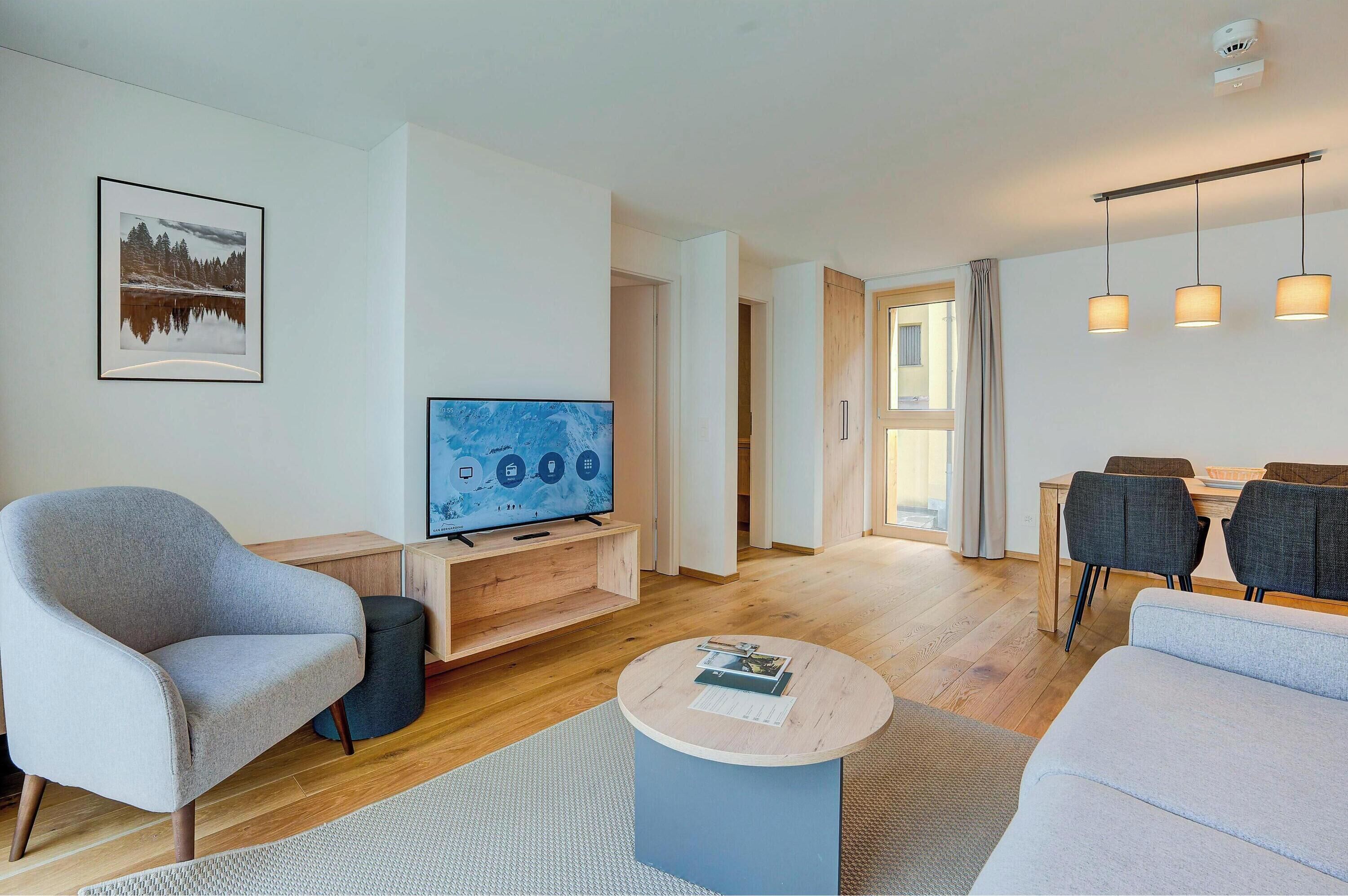 Residenza Montana 301 Modern Alpine Stay In San Bernardino | Ski, Hiking & Nature, San Bernardino, Switzerland - Canton des Grisons
