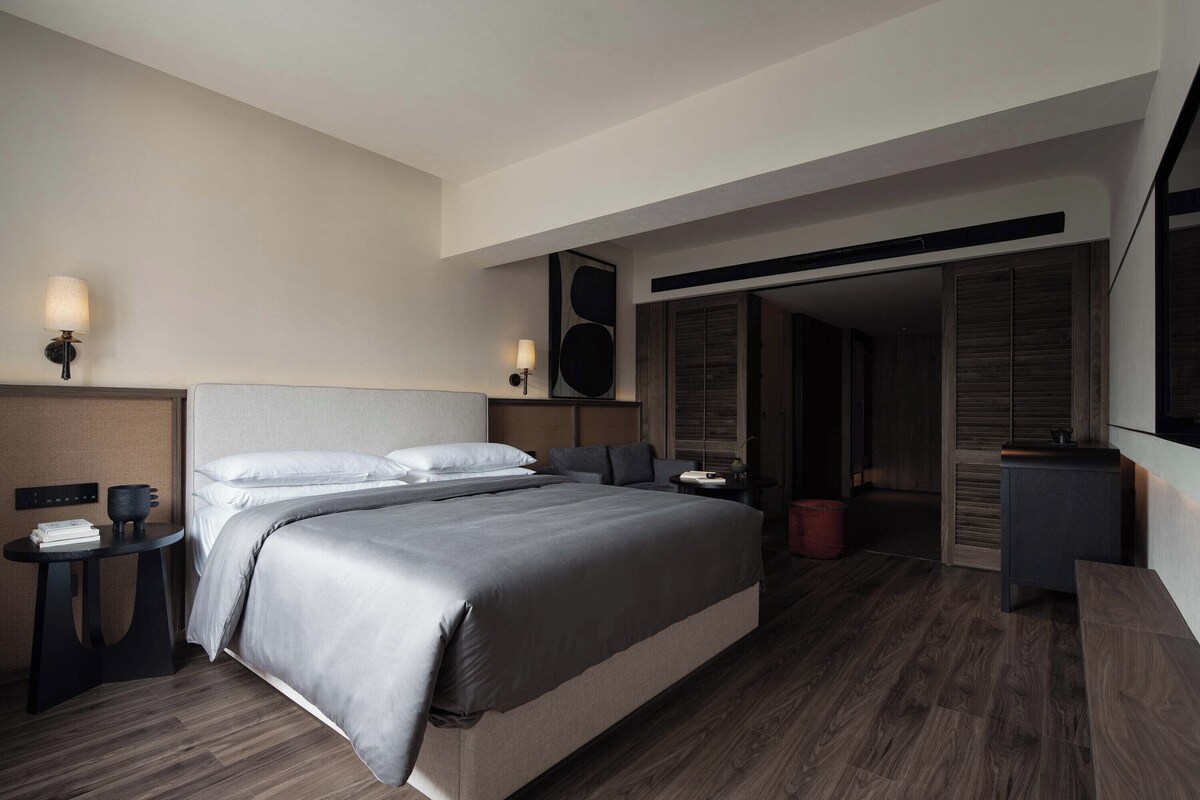 Quarto Duplo Comfort | Minibar, cortinas/cortinados opacos, quartos insonorizados