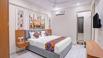 Quarto Premium | Lençóis de algodão egípcio, roupa de alta qualidade, cofre no quarto