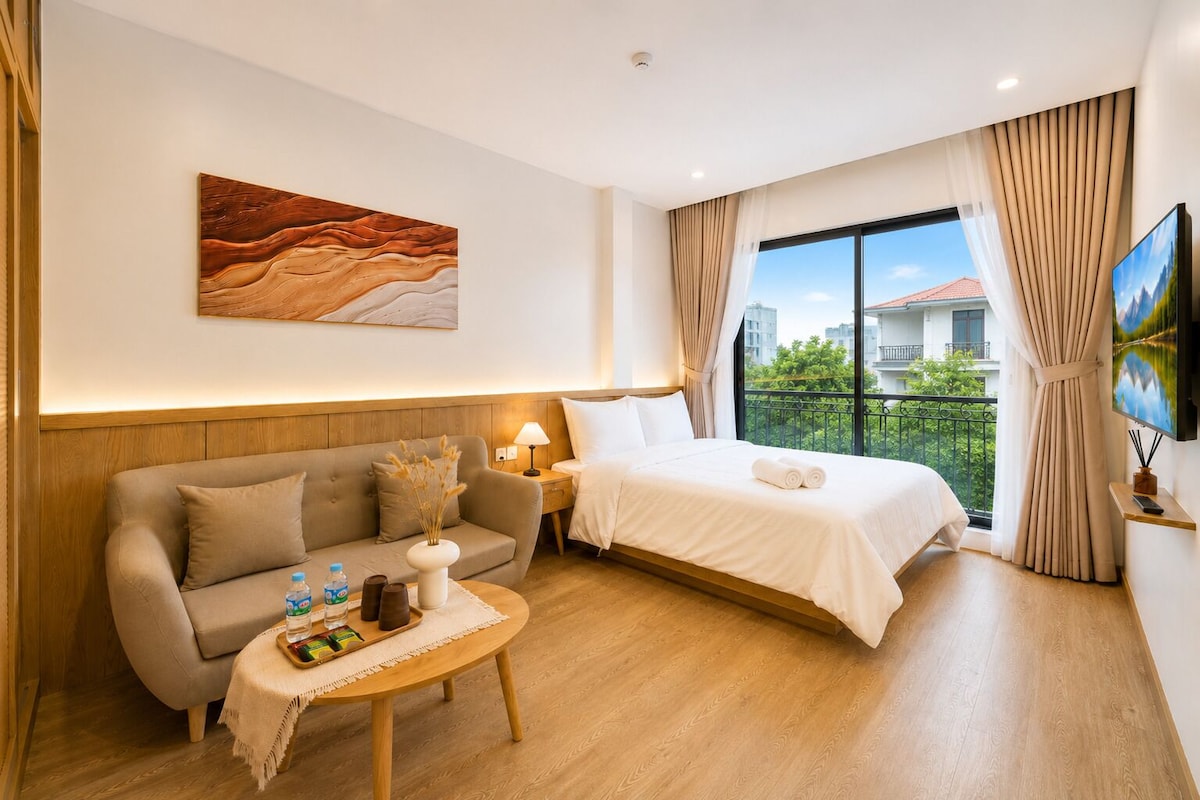 Quarto Duplo Deluxe, Vista para a cidade | Secretária, Wi-fi grátis