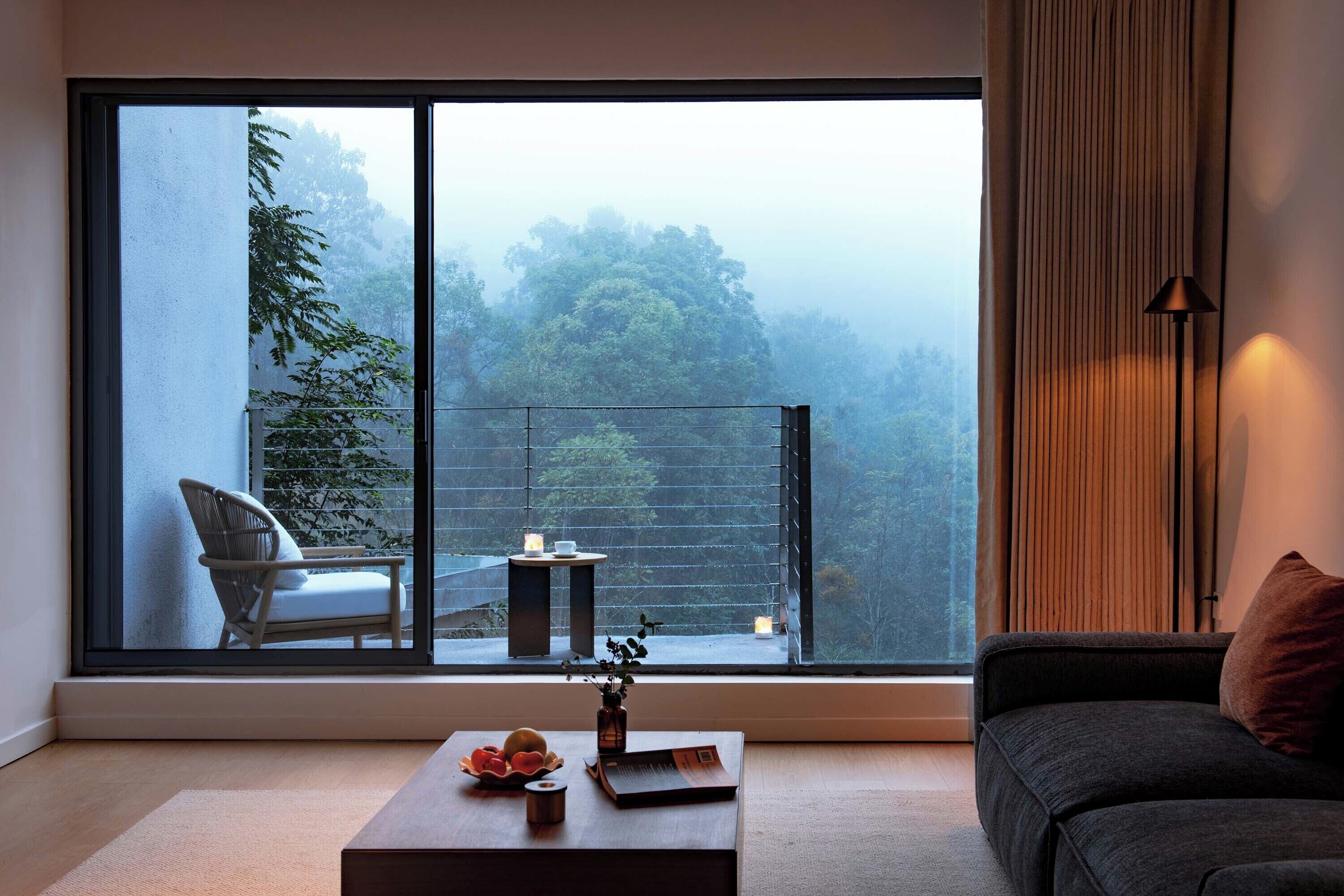 Suite de Luxo, varanda, vista para a colina | Sala de estar