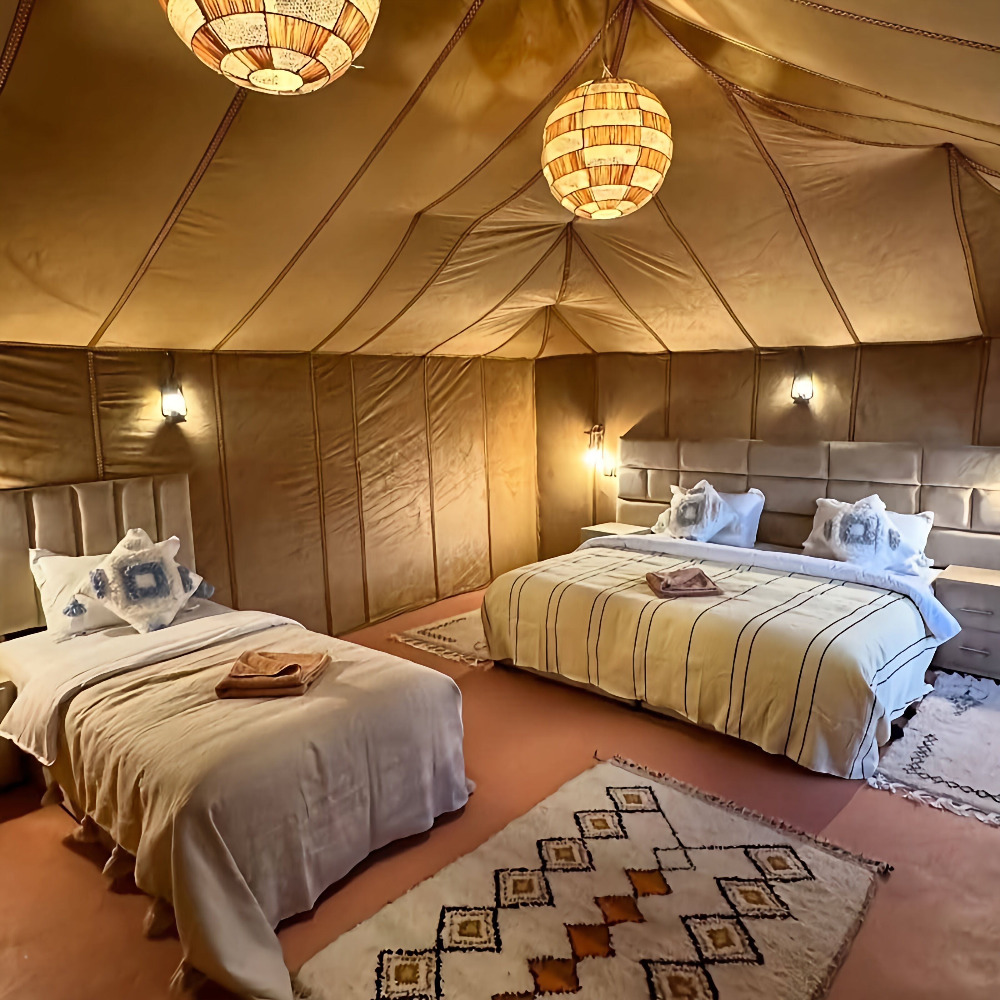Tenda Deluxe, vista deserto | Wi-fi grátis 