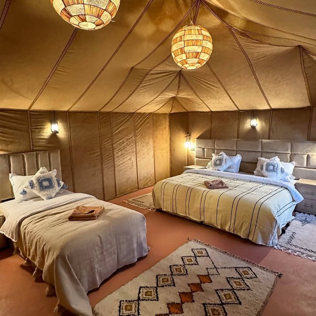 Tenda Deluxe, vista deserto | Wi-fi grátis 