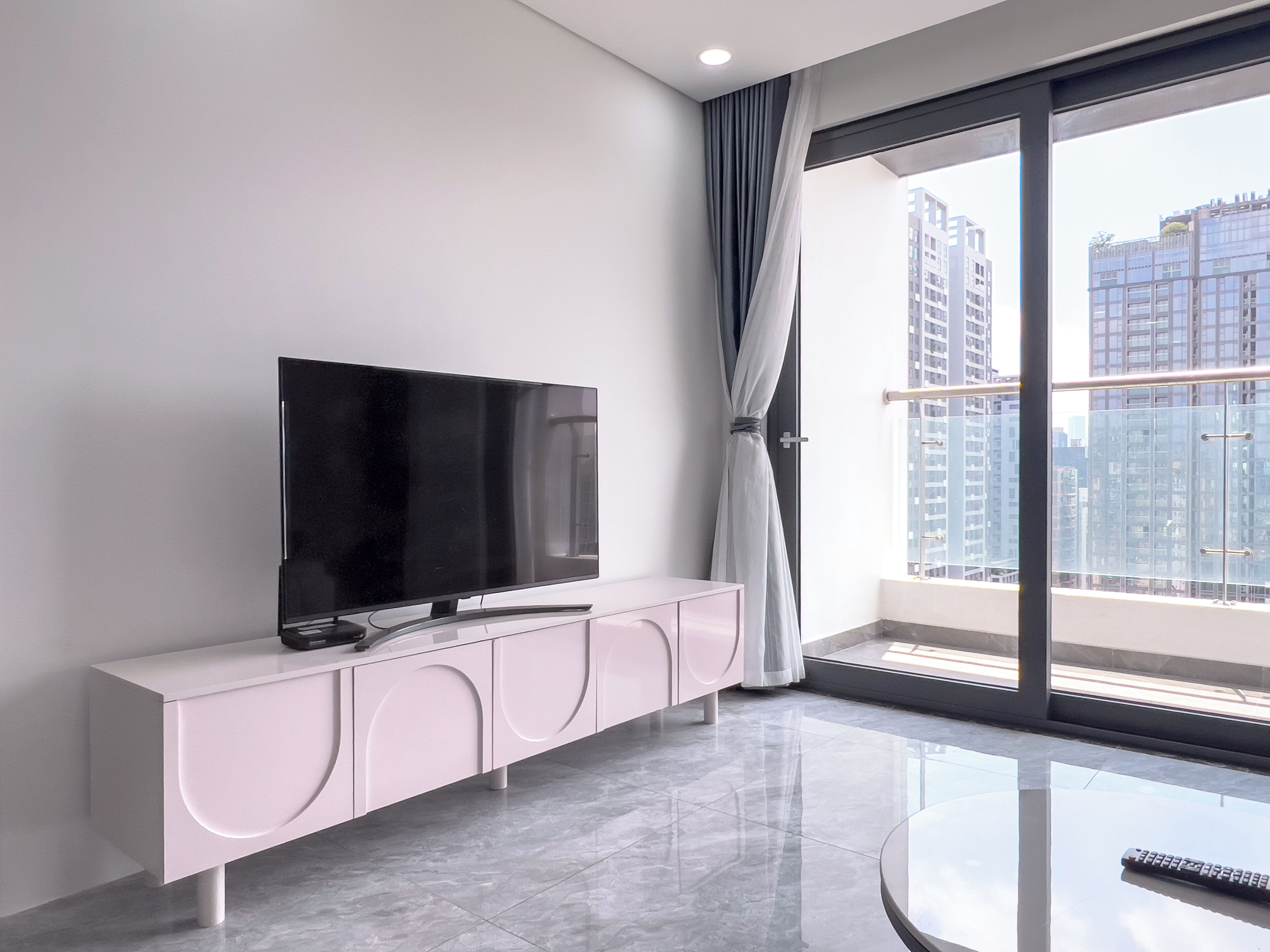 Apartamento superluxo, 1 quarto, sacada, vista para a cidade | Parte interna