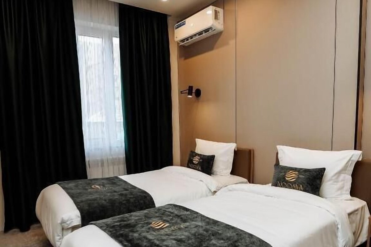 Quarto Twin Deluxe, Vista para a cidade | Wi-fi grátis 