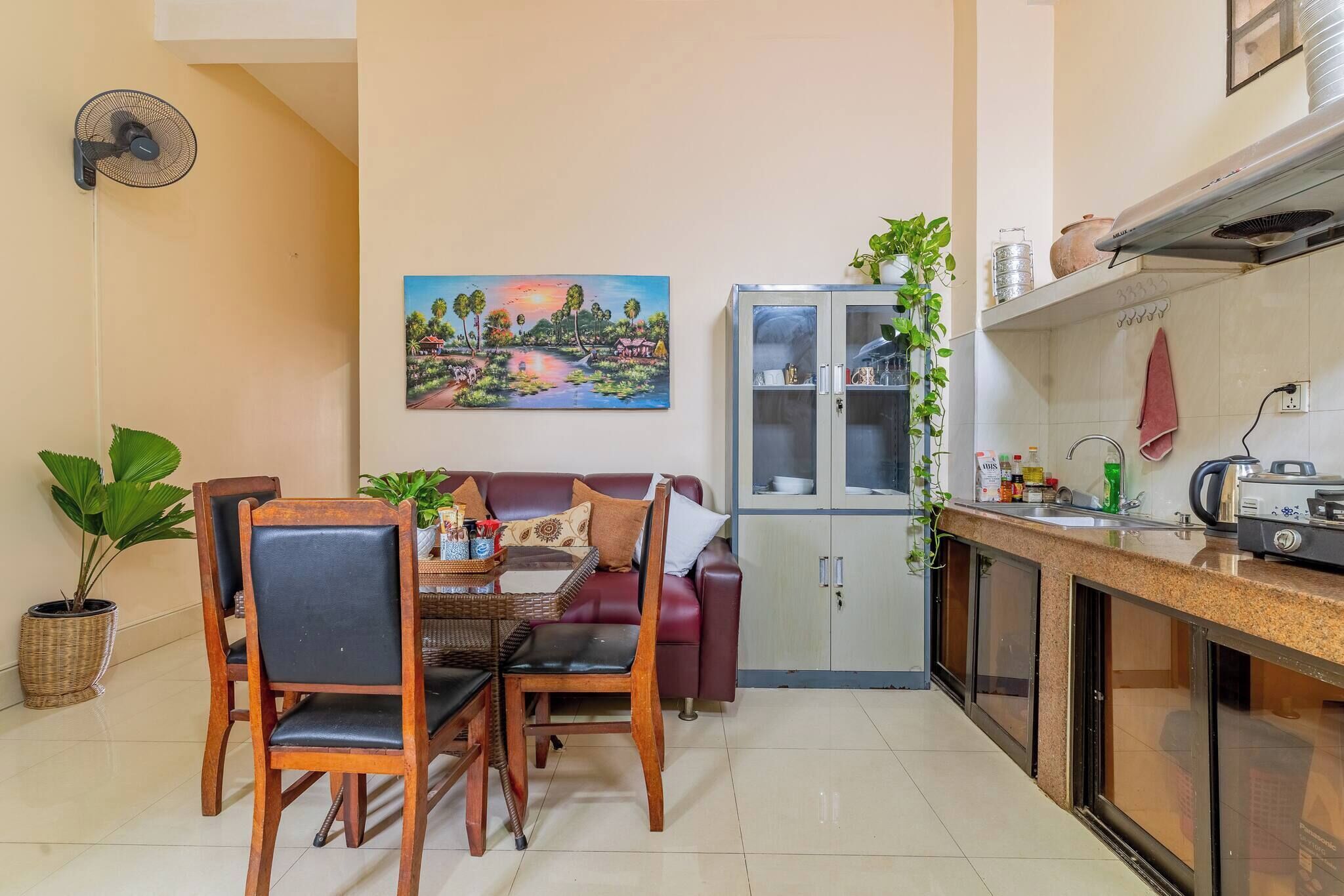 Apartamento, 2 quartos, para fumantes, sacada | Sala de jantar