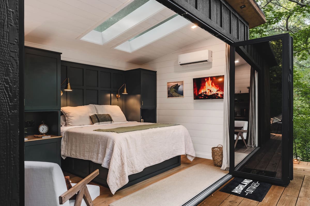 Cabana superluxo, vista para o vale | Cortinas blackout, Wi-Fi de cortesia