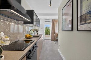Apartamento (Two Bedroom Apartment with Terrace) | Cozinha privada | Um frigorífico