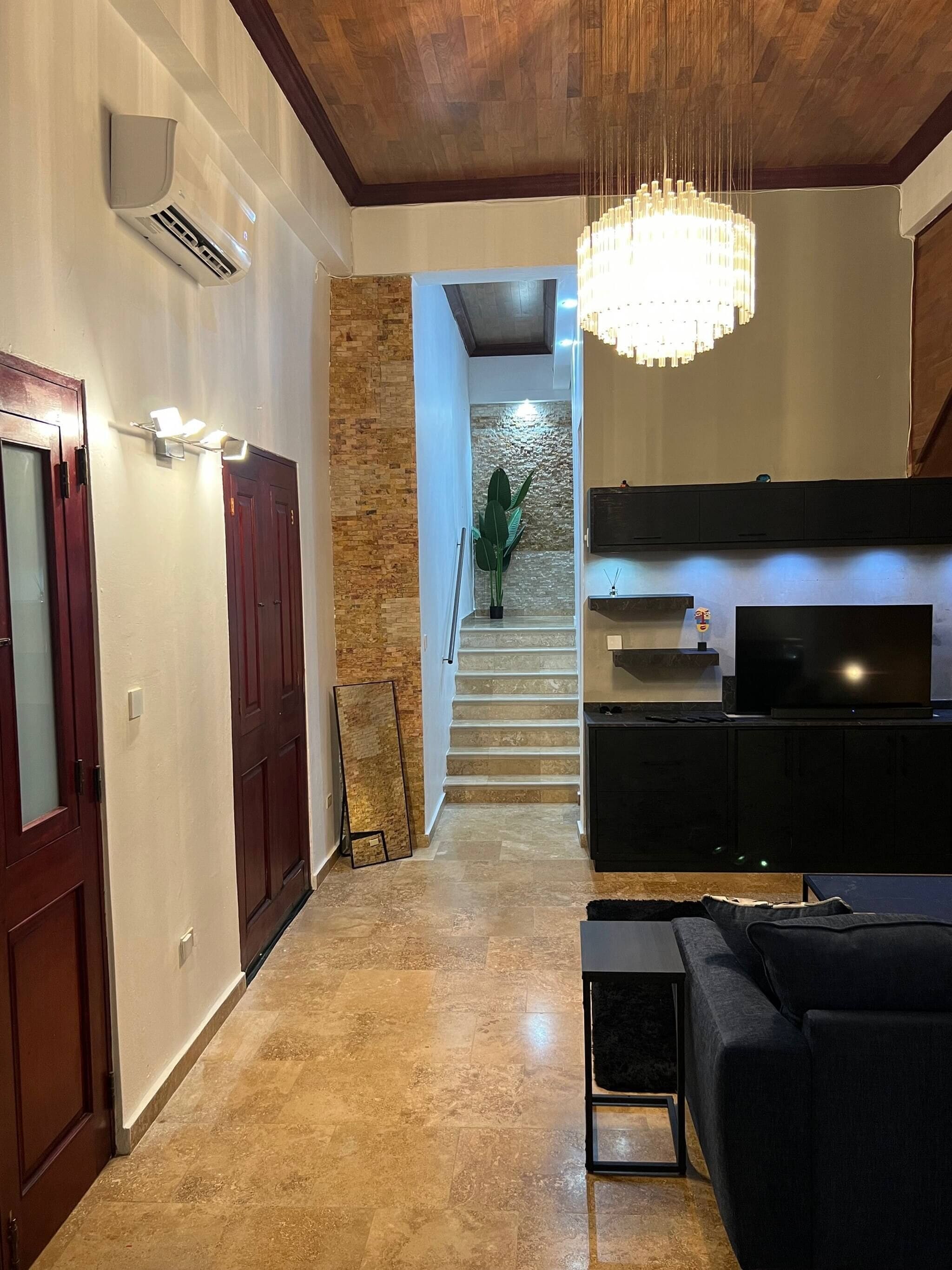 Apartamento, 2 quartos | Área de estar