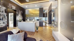 Apartamento, 2 quartos | Sala