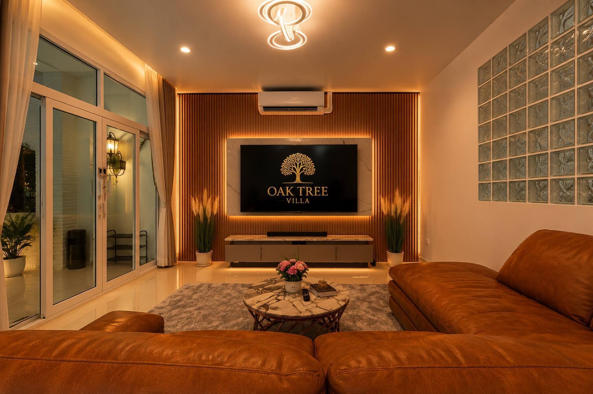 Villa, 4 quartos, acessível, fumadores | Sala de estar | Livros 