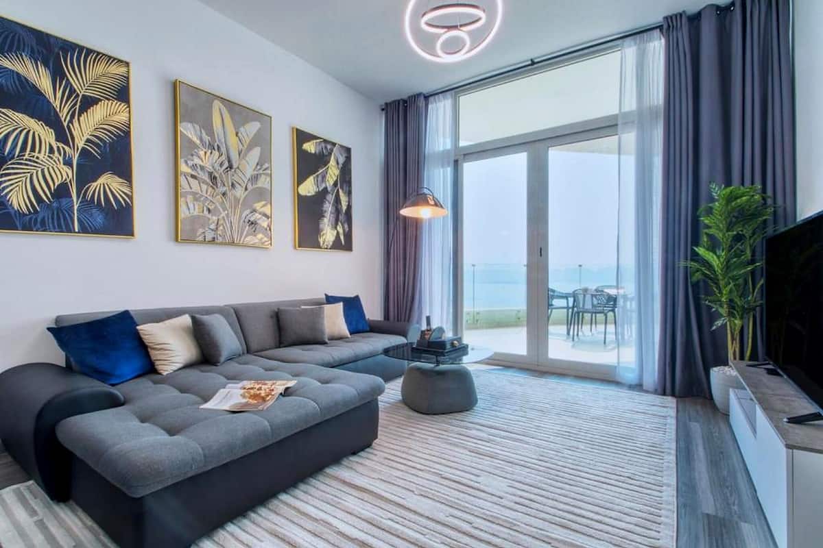 Villa Económica, varanda, Vista para a cidade | Sala de estar