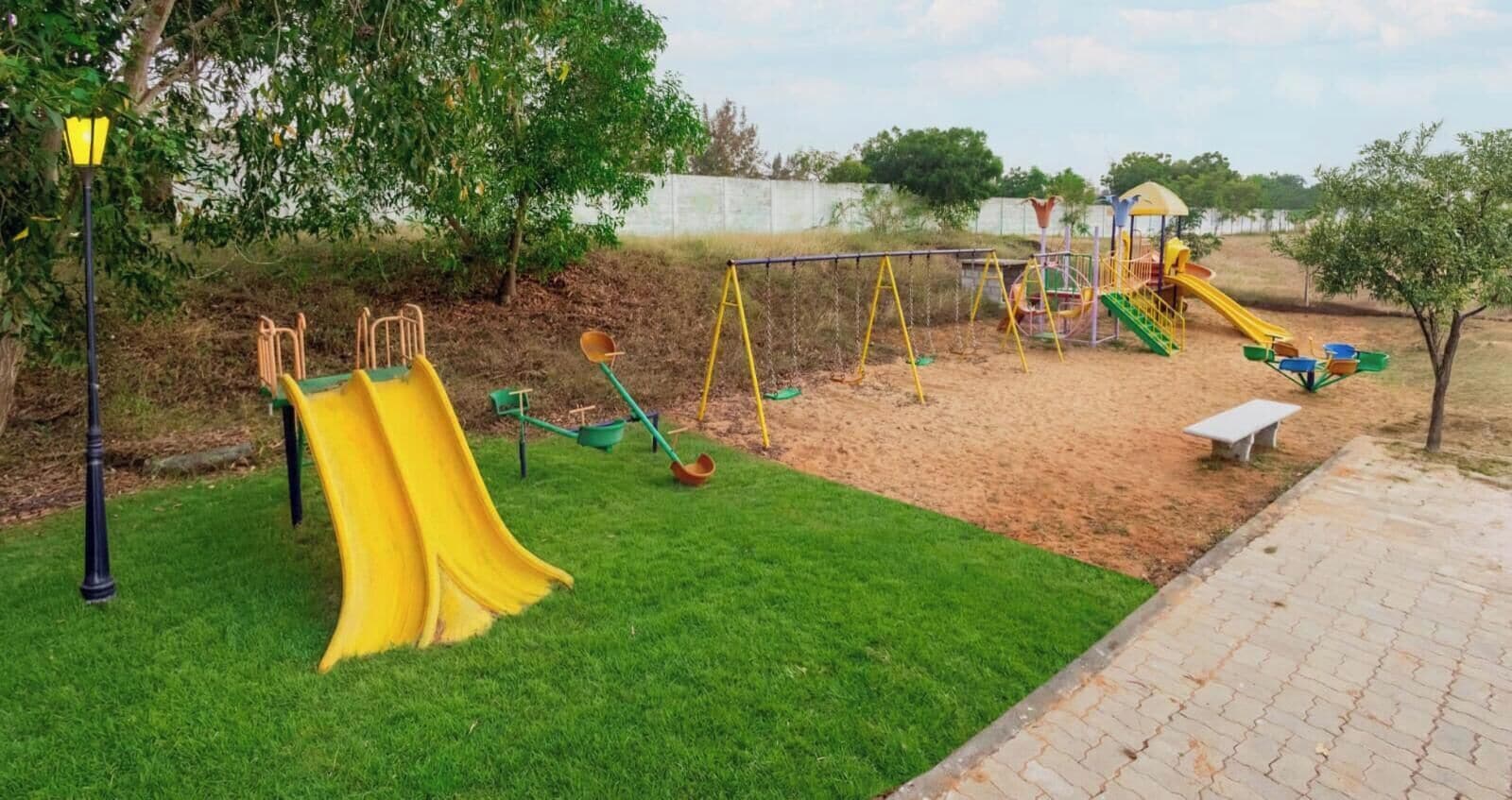 Área de recreio para crianças (coberta)
