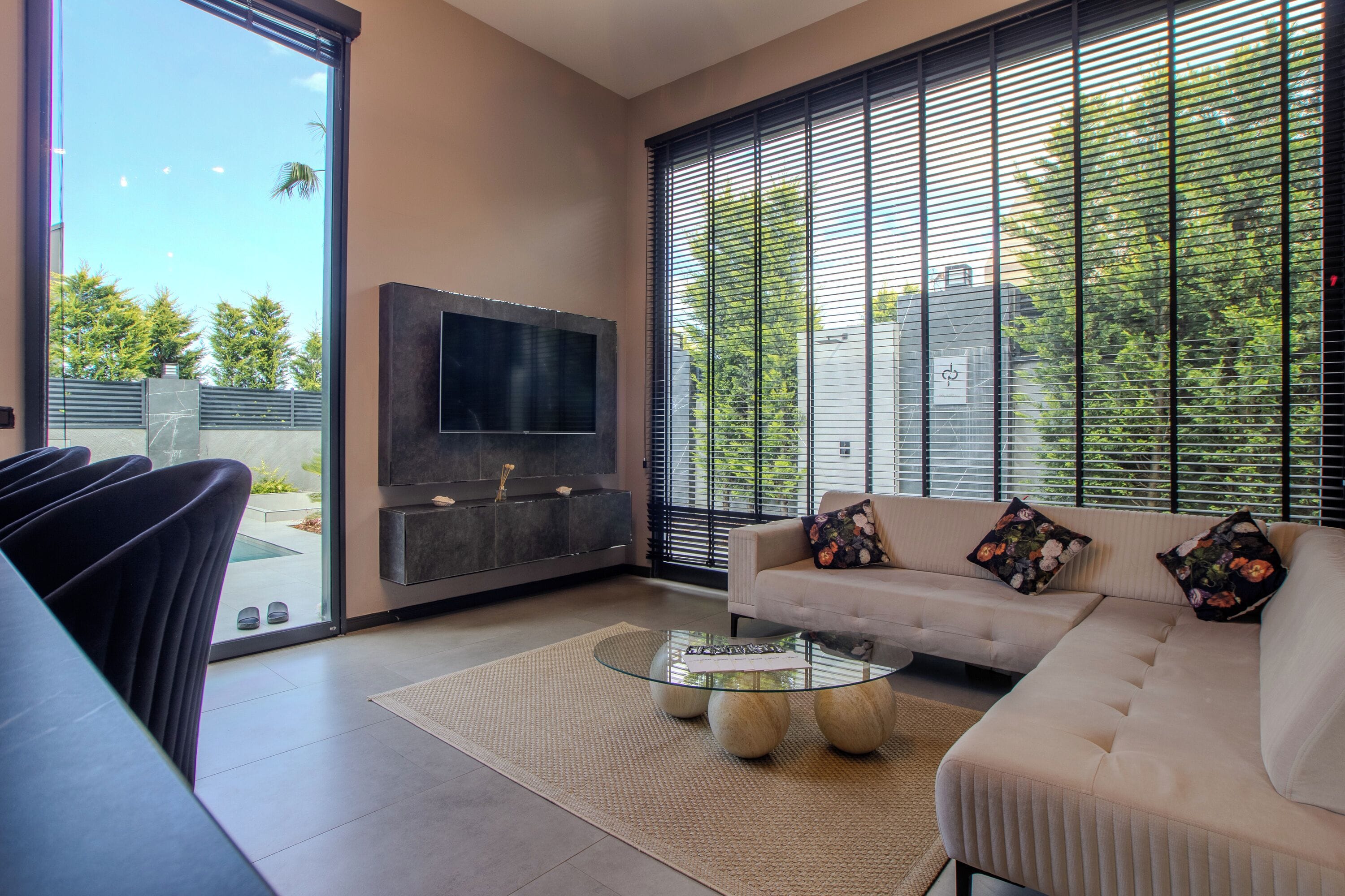 Villa, 2 quartos, piscina privativa, vista para a piscina | Sala de estar