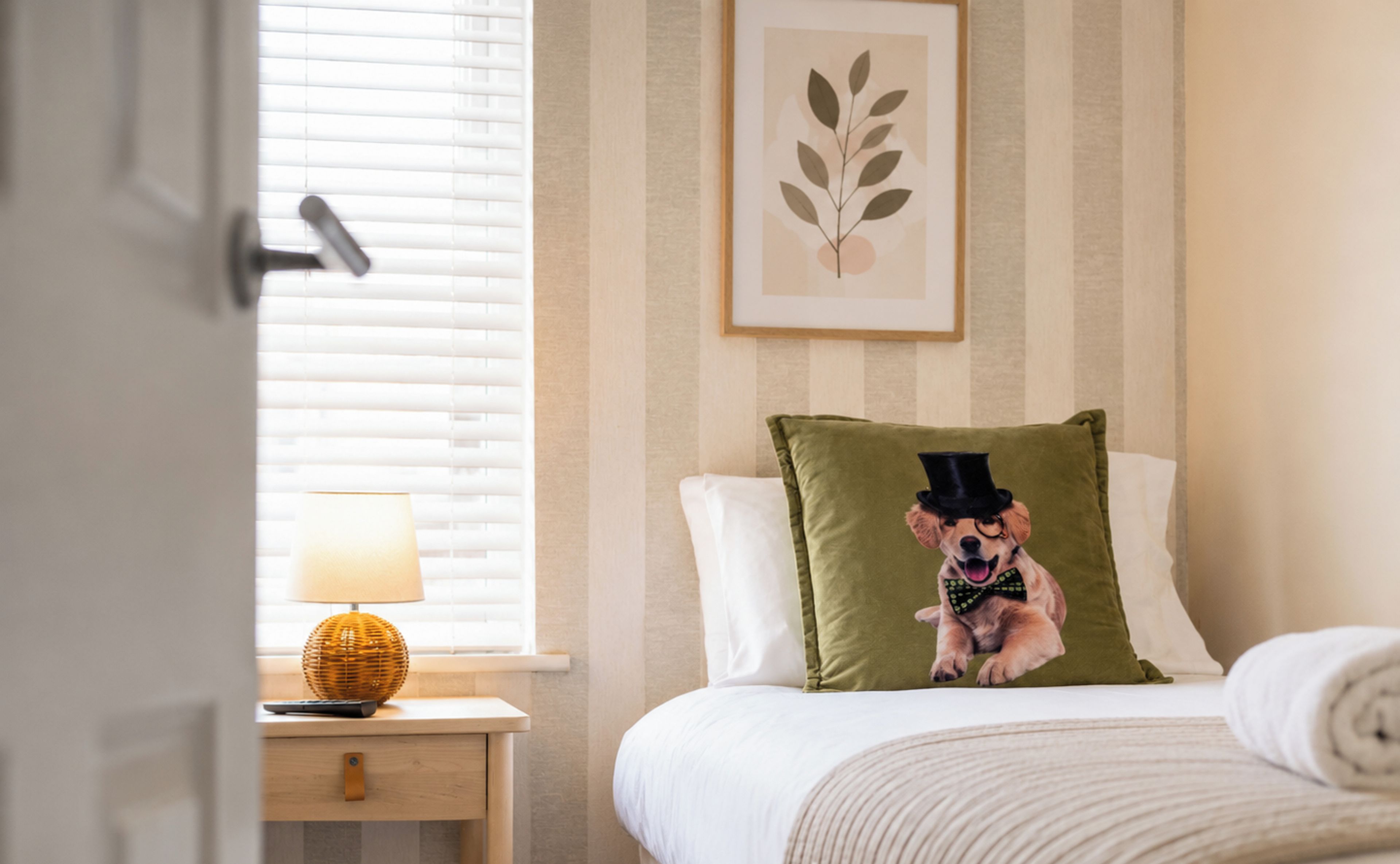 6 quartos, Wi-fi grátis, com decoração personalizada 