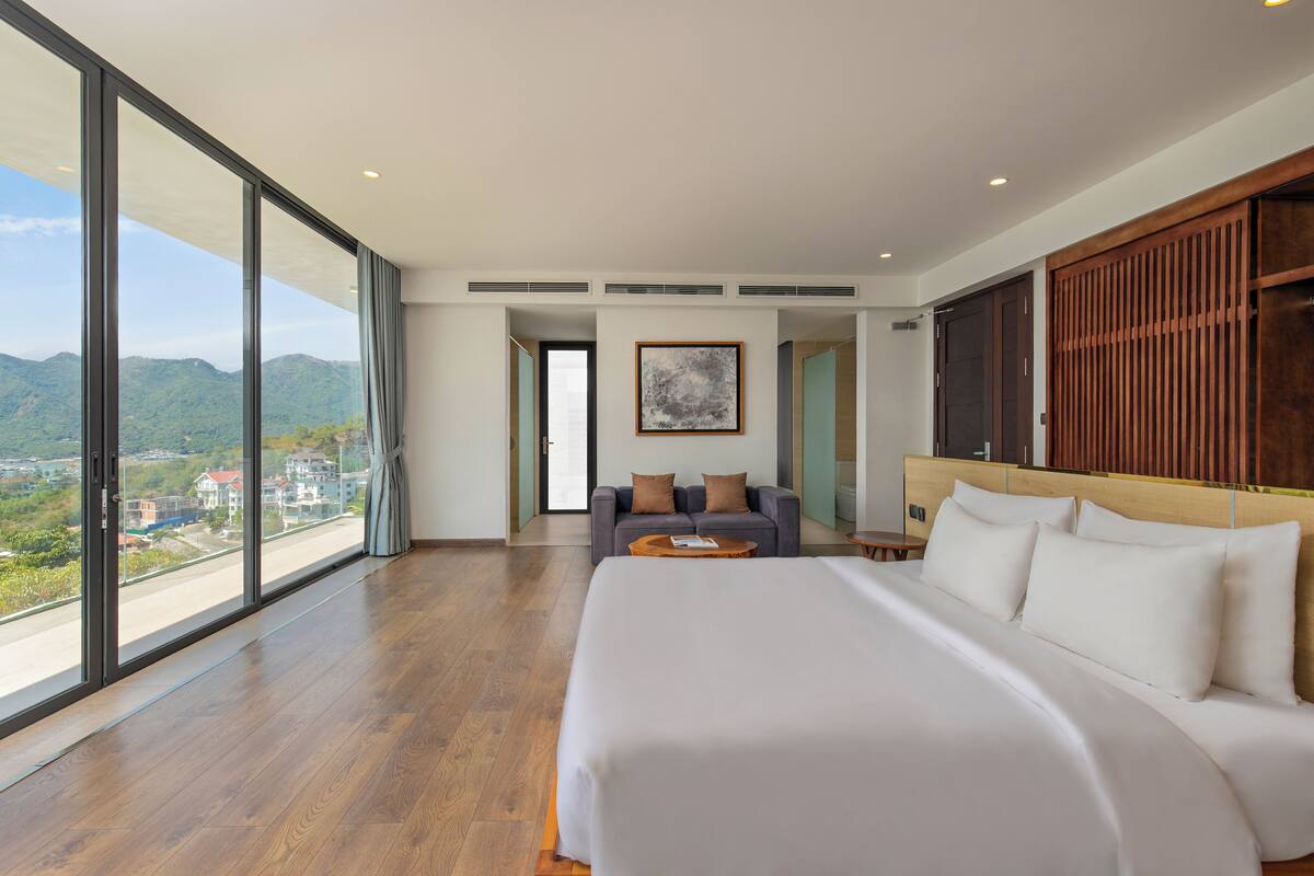 Villa, vista para a praia | Cofre no quarto, cortinas/cortinados opacos, quartos insonorizados 