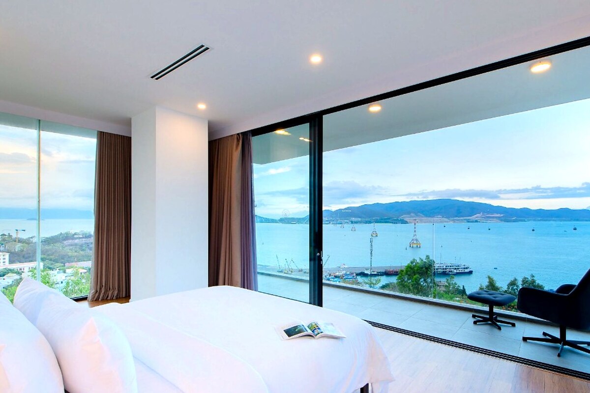 R28_04Bedrooms Seaview | Cofres nos quartos, cortinas blackout, quartos à prova de som
