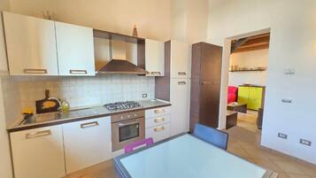 Apartamento, vista para a montanha | Cozinha privada
