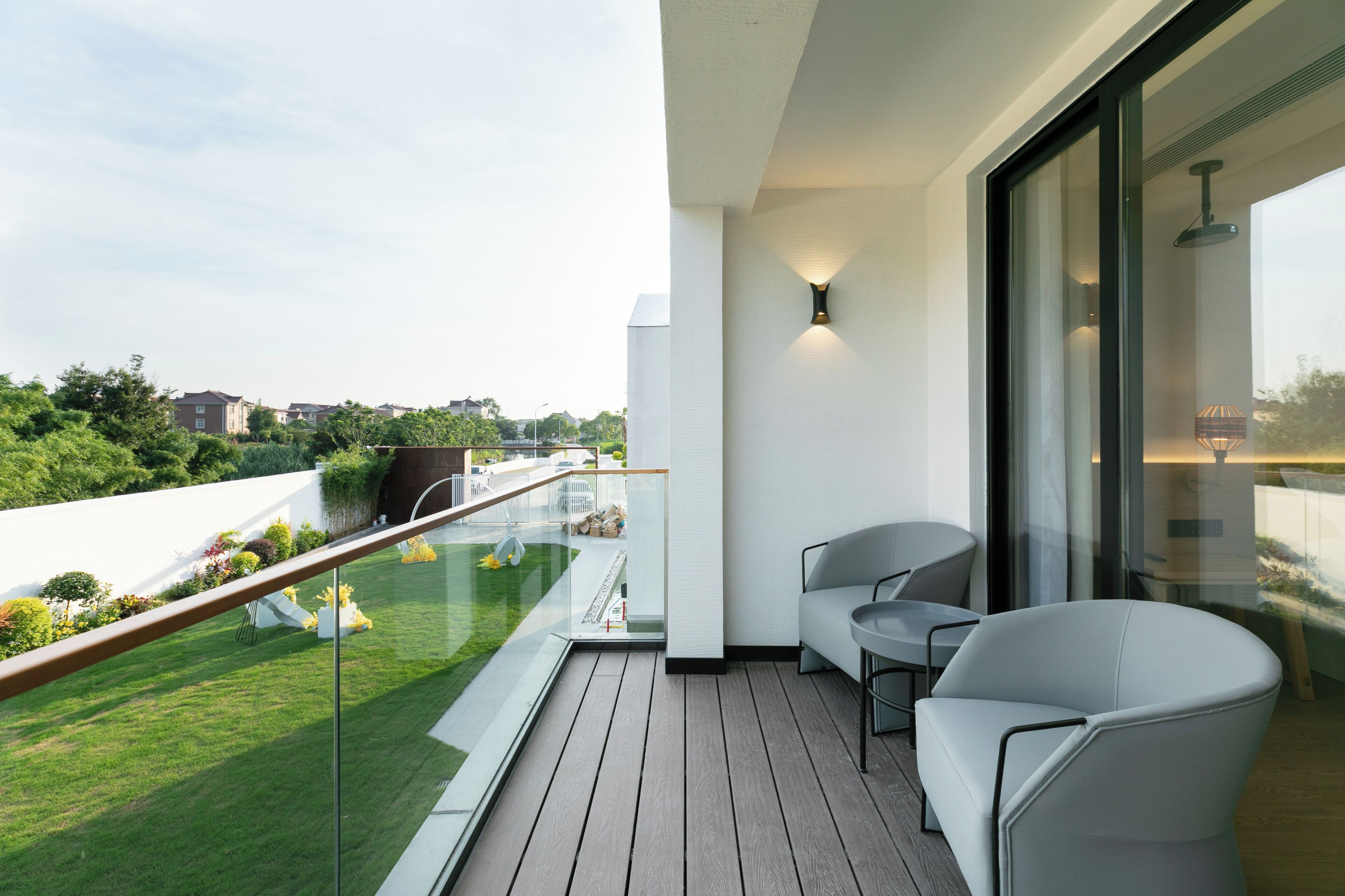 Quarto casal elite, sacada, vista para o jardim | Vista do quarto