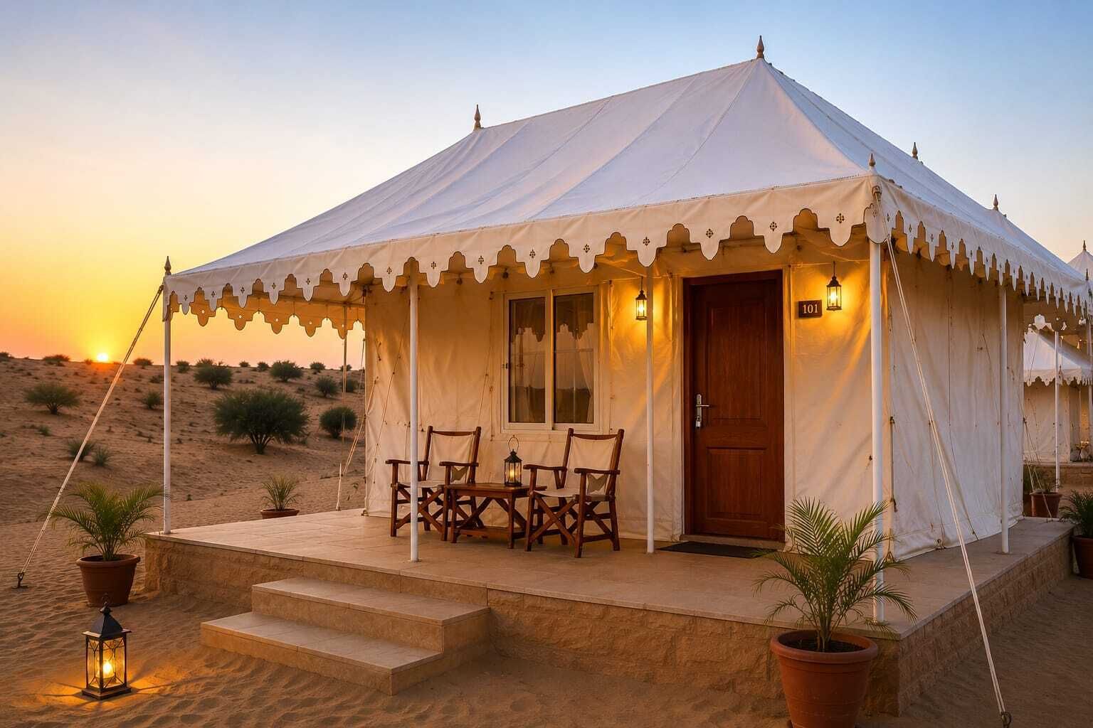 Quarto luxo, vista para o deserto | Área da propriedade