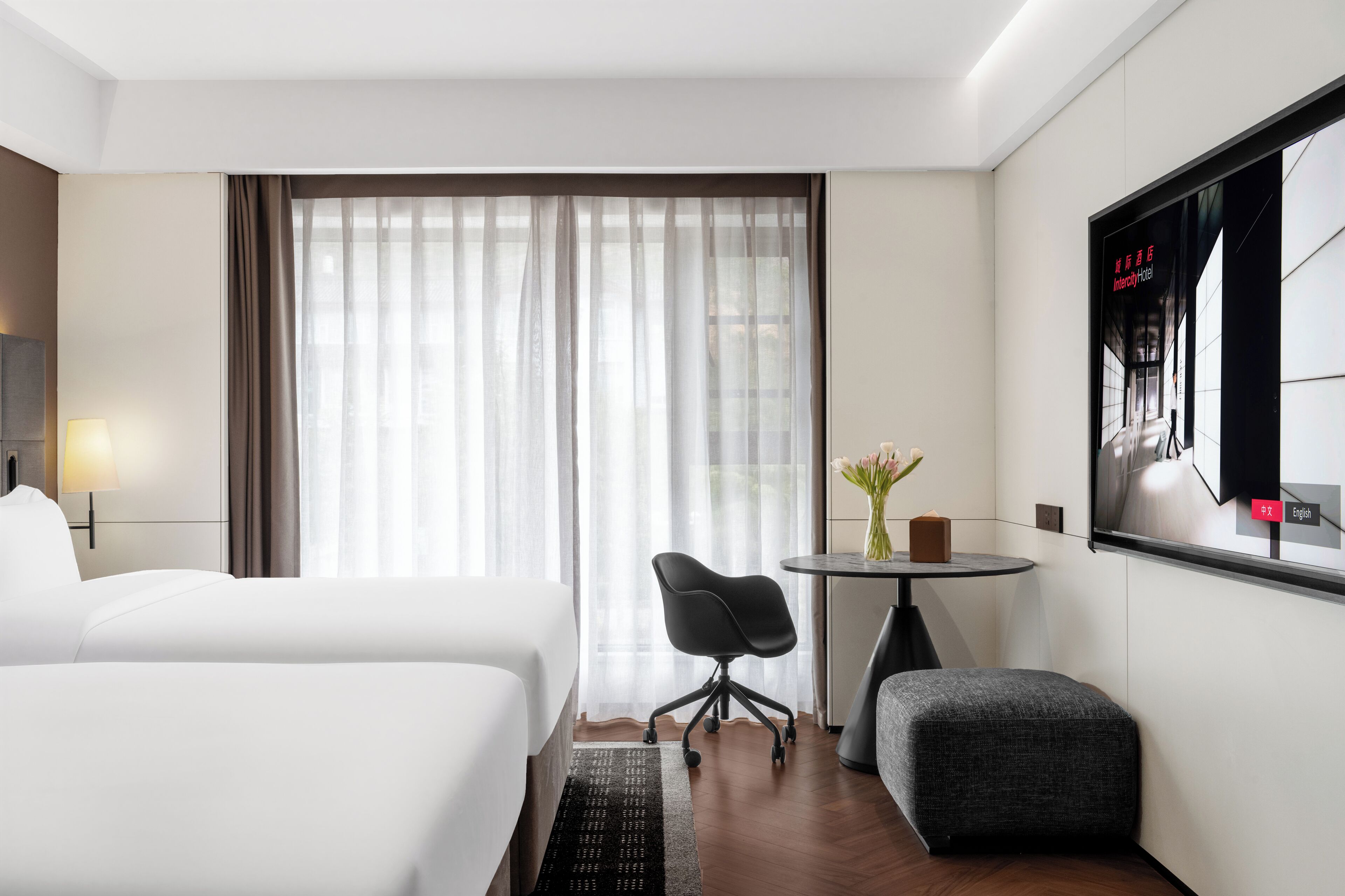 Quarto Twin Standard, vista para o pátio