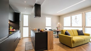 Apartamento (1 Bedroom) | Área de estar
