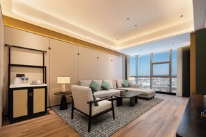 Suite de Luxo, Vista para a cidade | Sala de estar