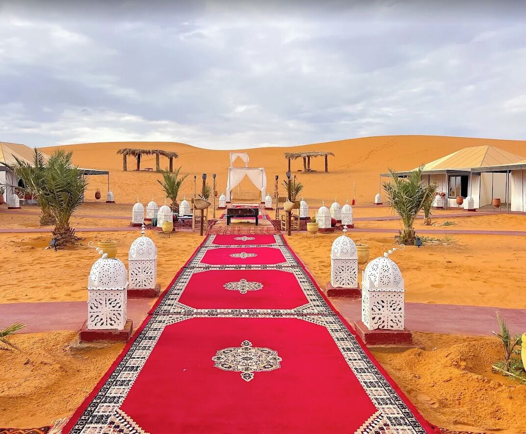 Tenda Básica, vista deserto | Espaço exterior para banquetes