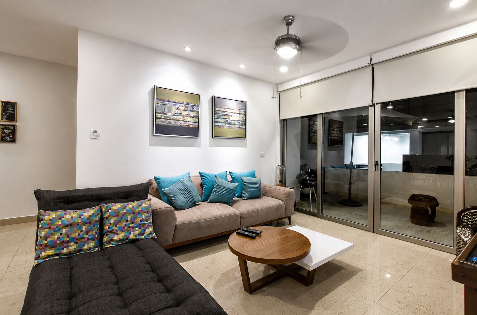 Apartamento Familiar, Vista para a cidade | Sala de estar
